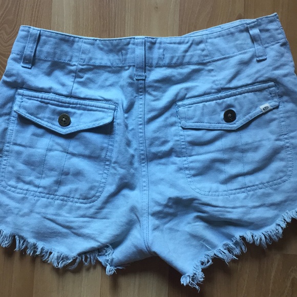 Rip Curl | Shorts | Ripcurl Light Blue Colored Shorts With Frayed Edge ...